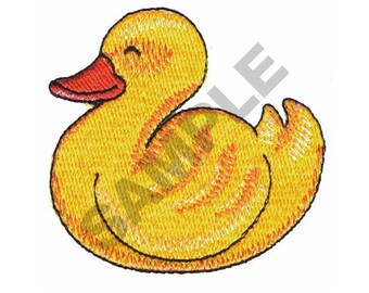 Yellow Rubber Duck Machine Embroidery Design, Rubber Duckie Embroidery ...