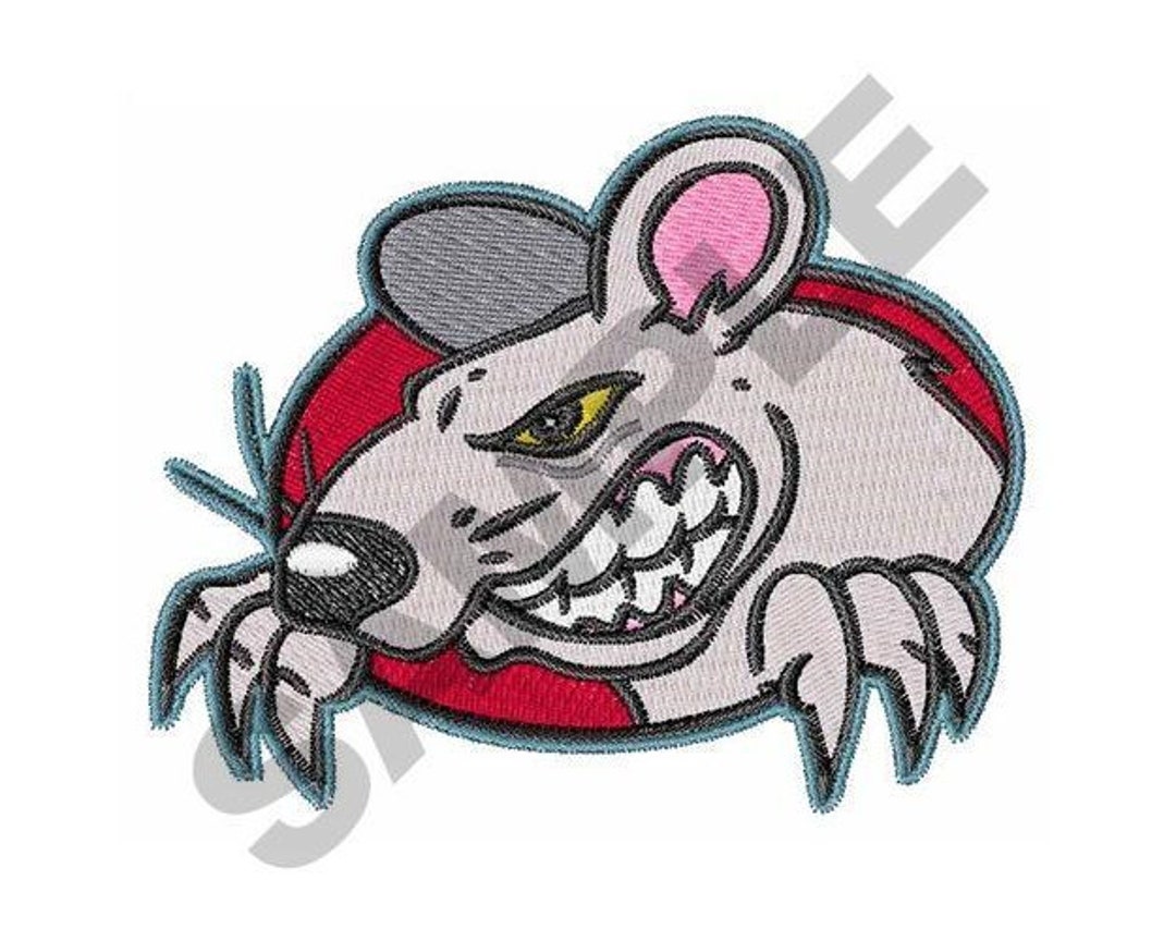 Rat - Machine Embroidery Design - Etsy