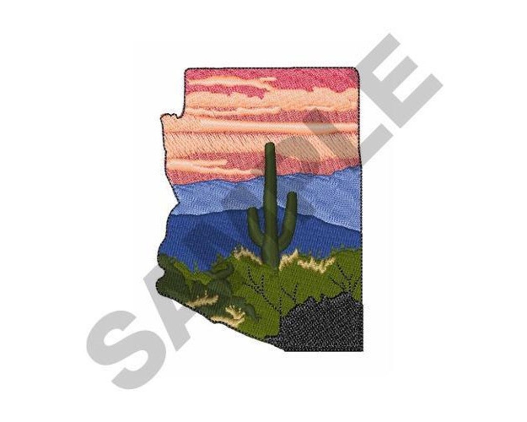 Arizona State - Machine Embroidery Design - Etsy