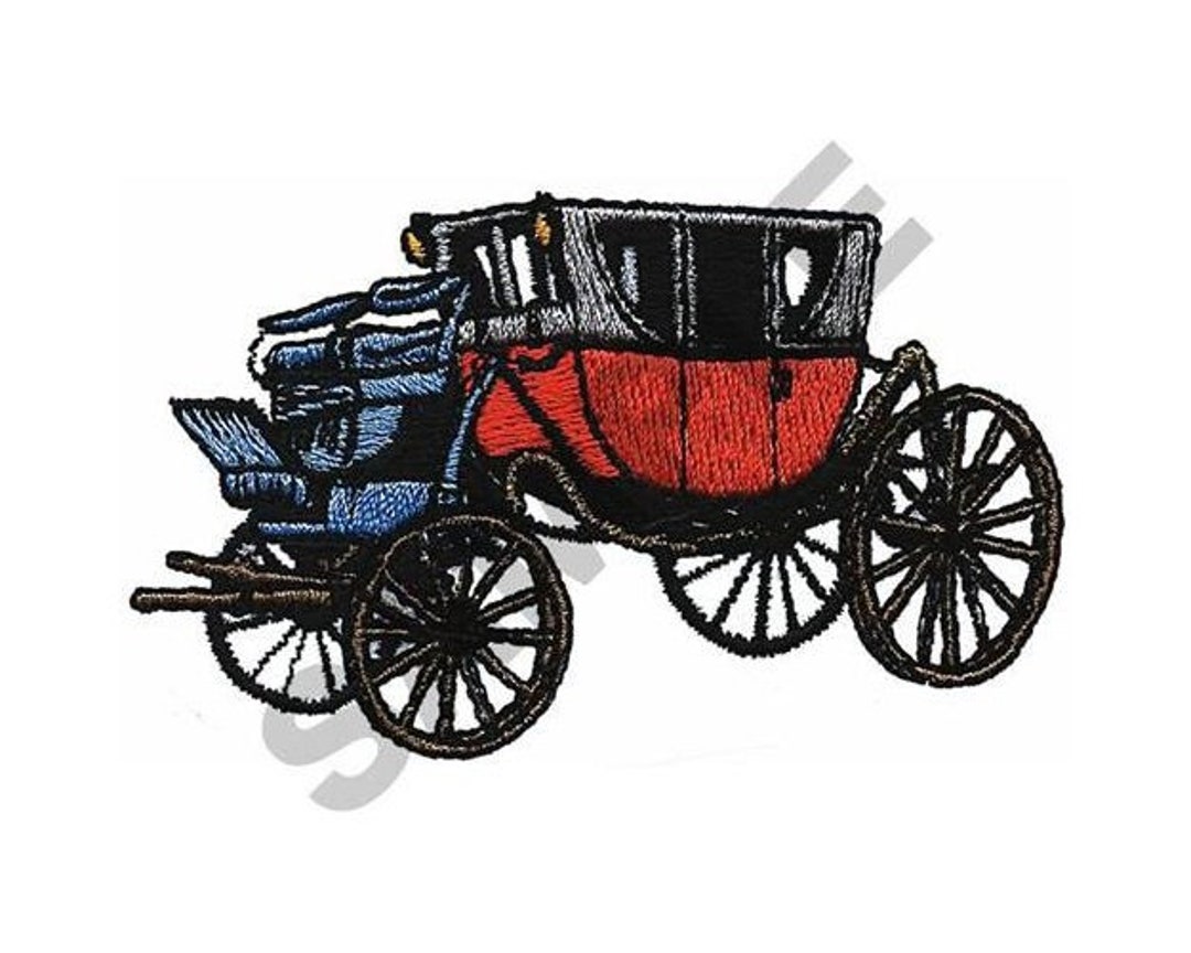 Stagecoach - Machine Embroidery Design - Etsy