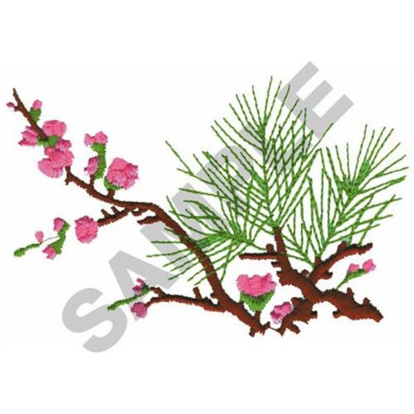 Cherry Blossom Tree Embroidery - Etsy