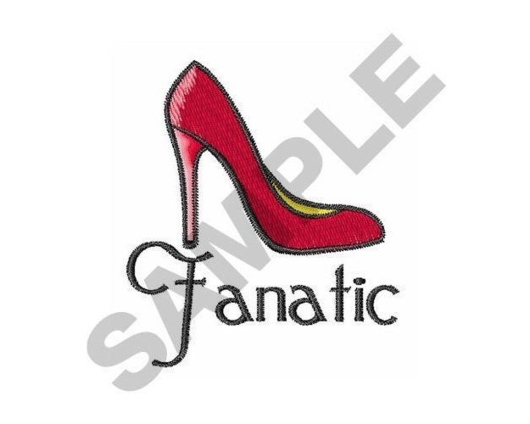 Shoe Fanatic Machine Embroidery Design - Etsy