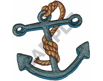Anchor Machine Embroidery Design - Etsy
