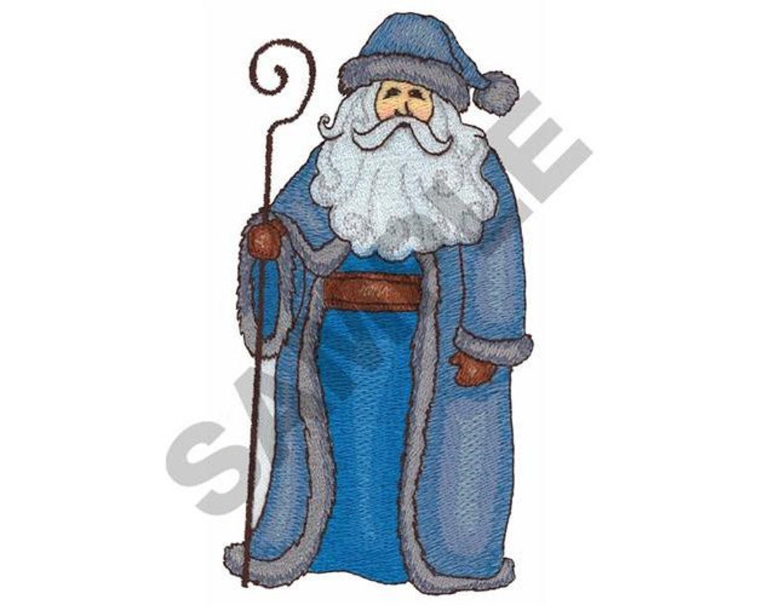 SANTA - Machine Embroidery Design - Etsy