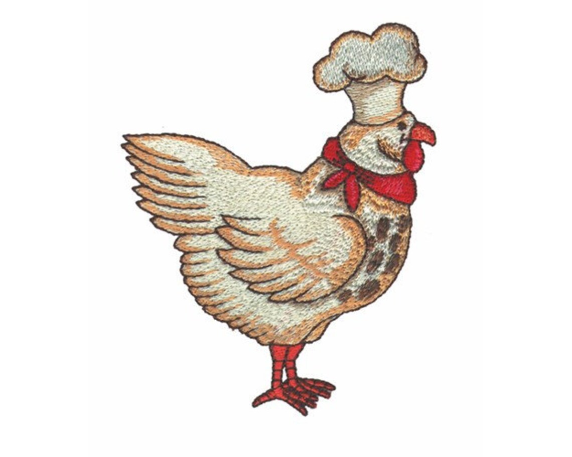 Chicken Machine Embroidery Design - Etsy