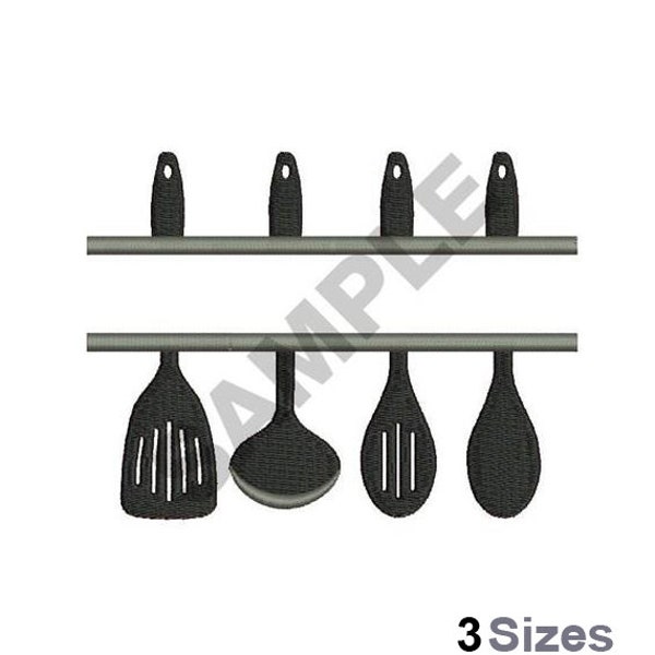 Cooking Utensils Embroidery Design - Etsy