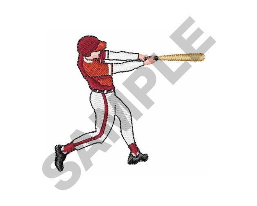 Baseball Swing - Machine Embroidery Design - Etsy