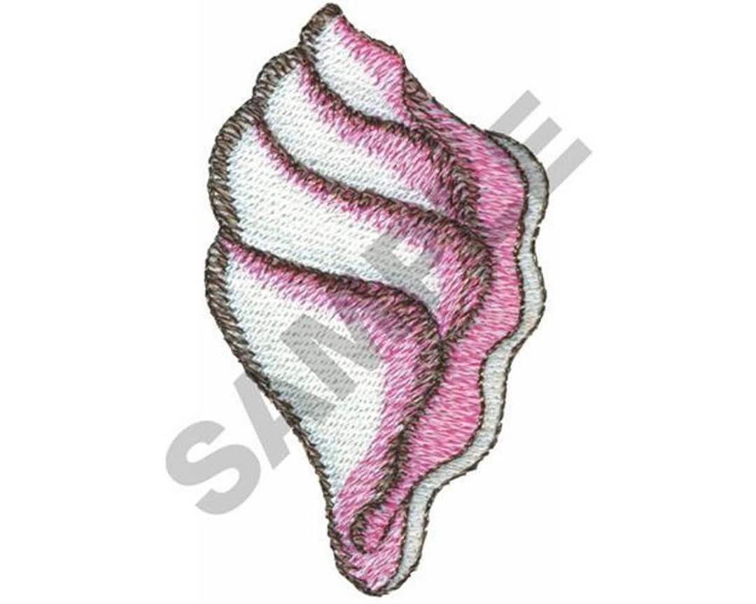 Seashell Machine Embroidery Design - Etsy