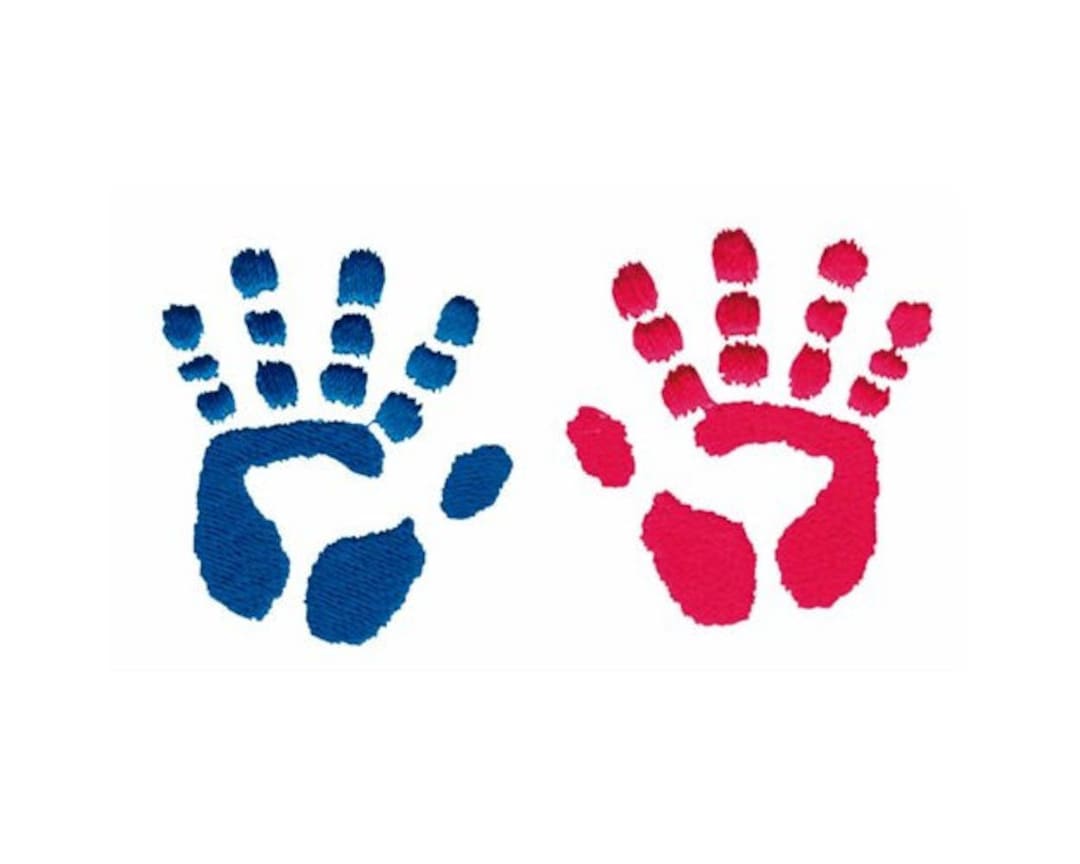 Hand Prints - Machine Embroidery Design - Etsy