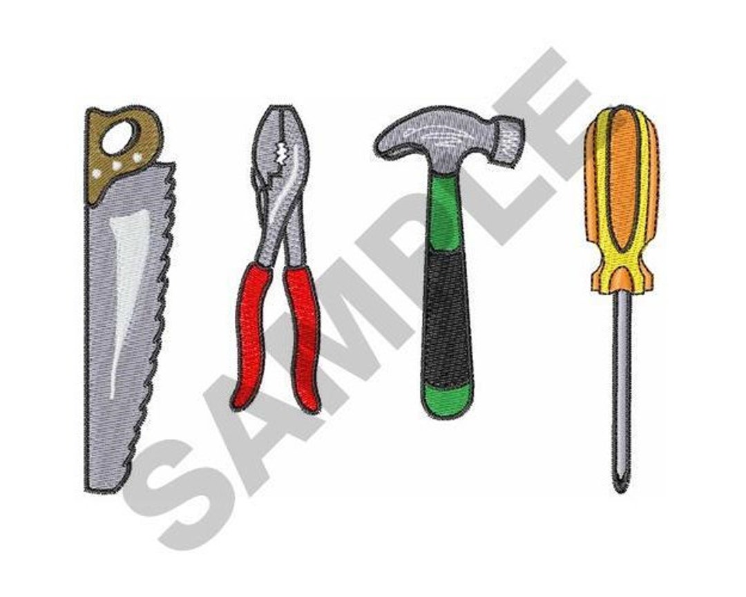 Construction Tools Machine Embroidery Design - Etsy