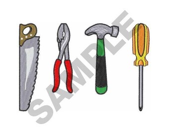 Construction Worker Tool Box Embroidery Design. Machine Embroidery ...