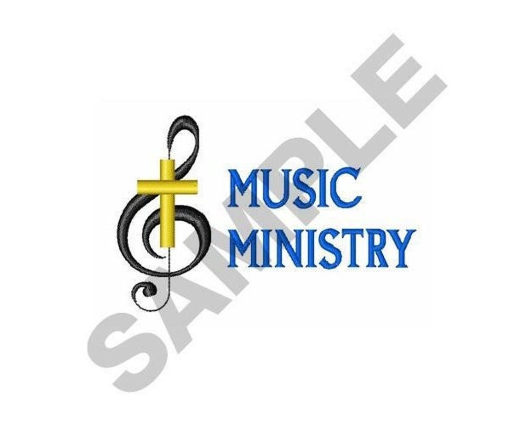 Music Ministry - Machine Embroidery Design - Etsy