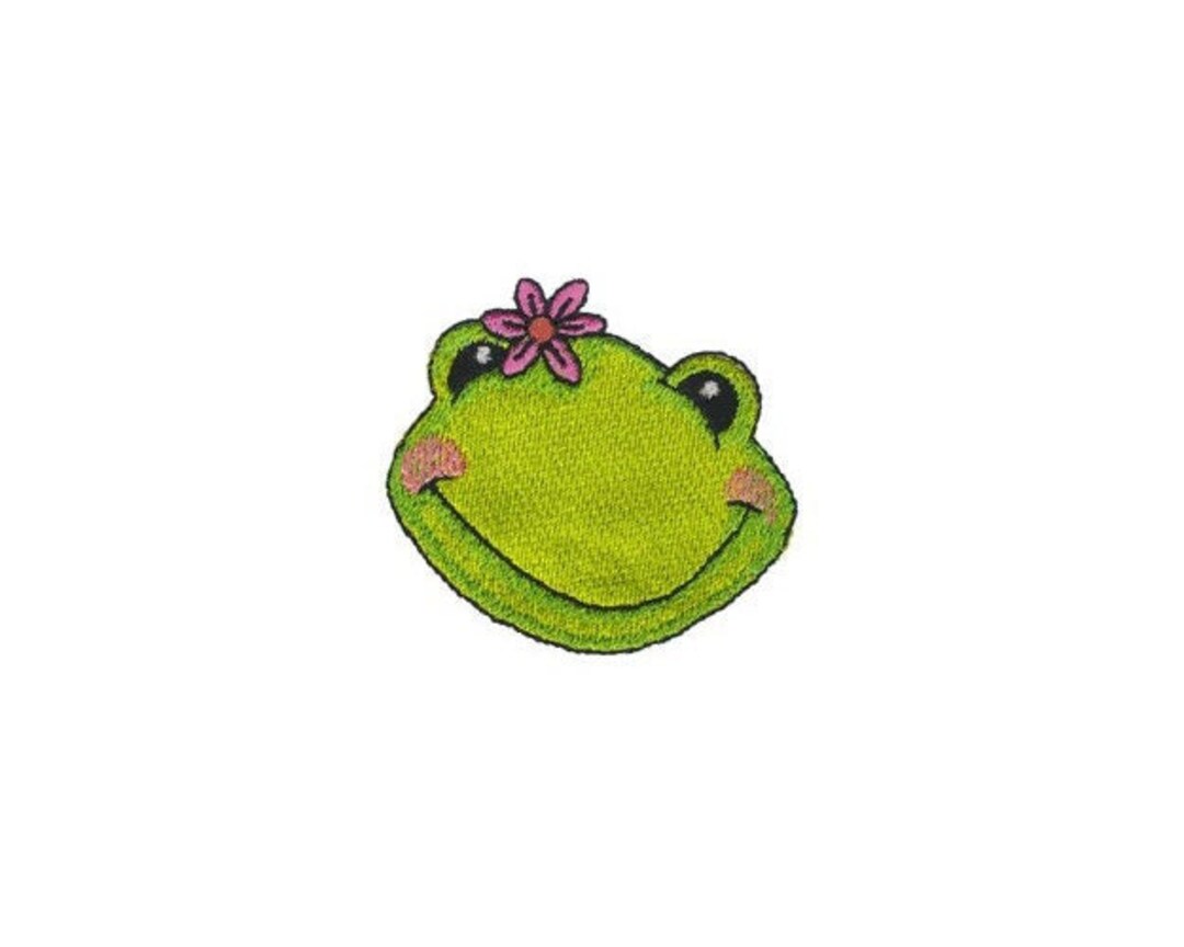 Frog Head Machine Embroidery Design - Etsy