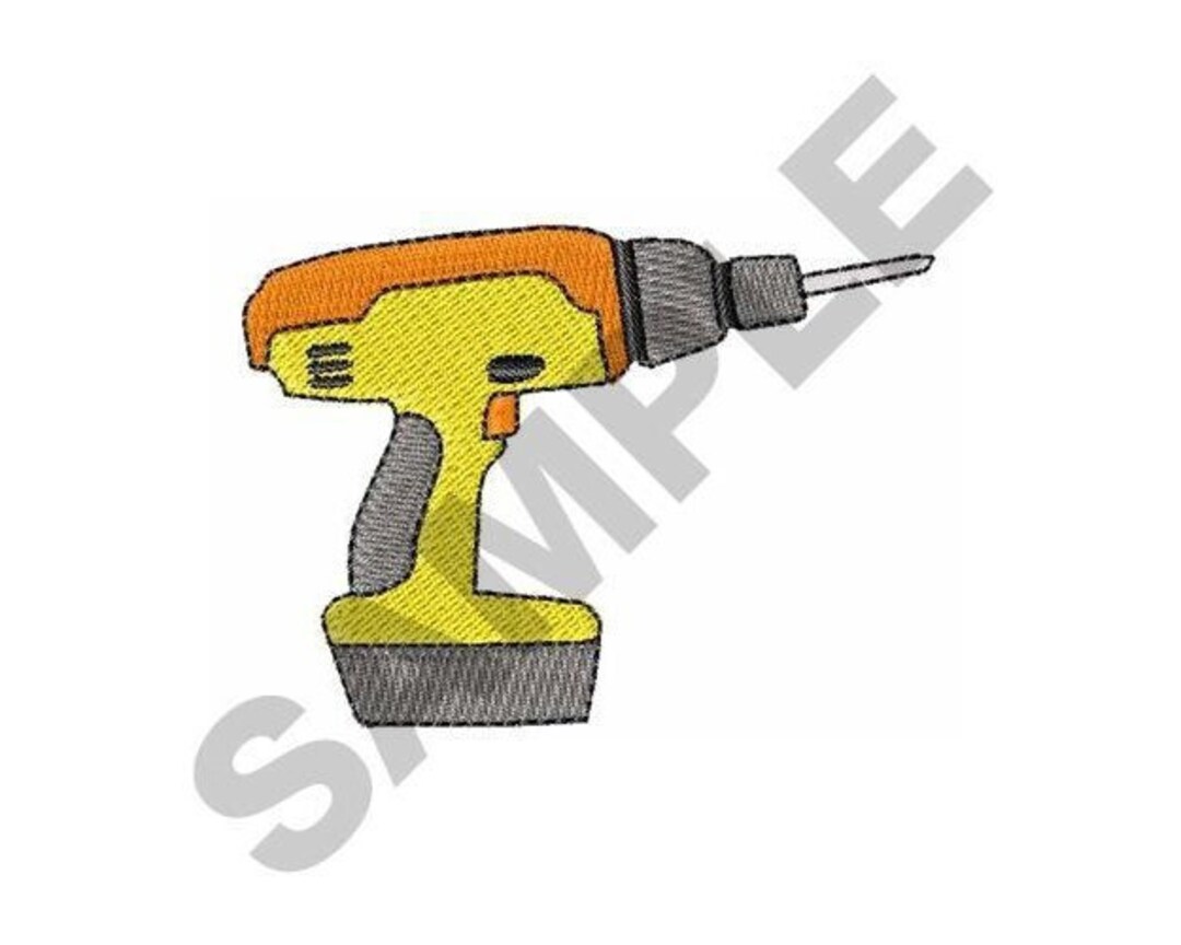 Power Drill - Machine Embroidery Design - Etsy