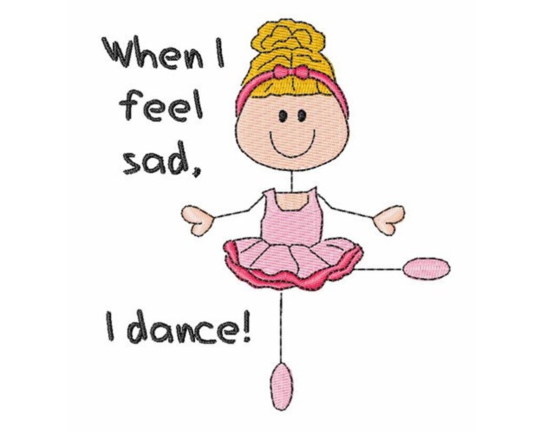 I Dance Machine Embroidery Design - Etsy