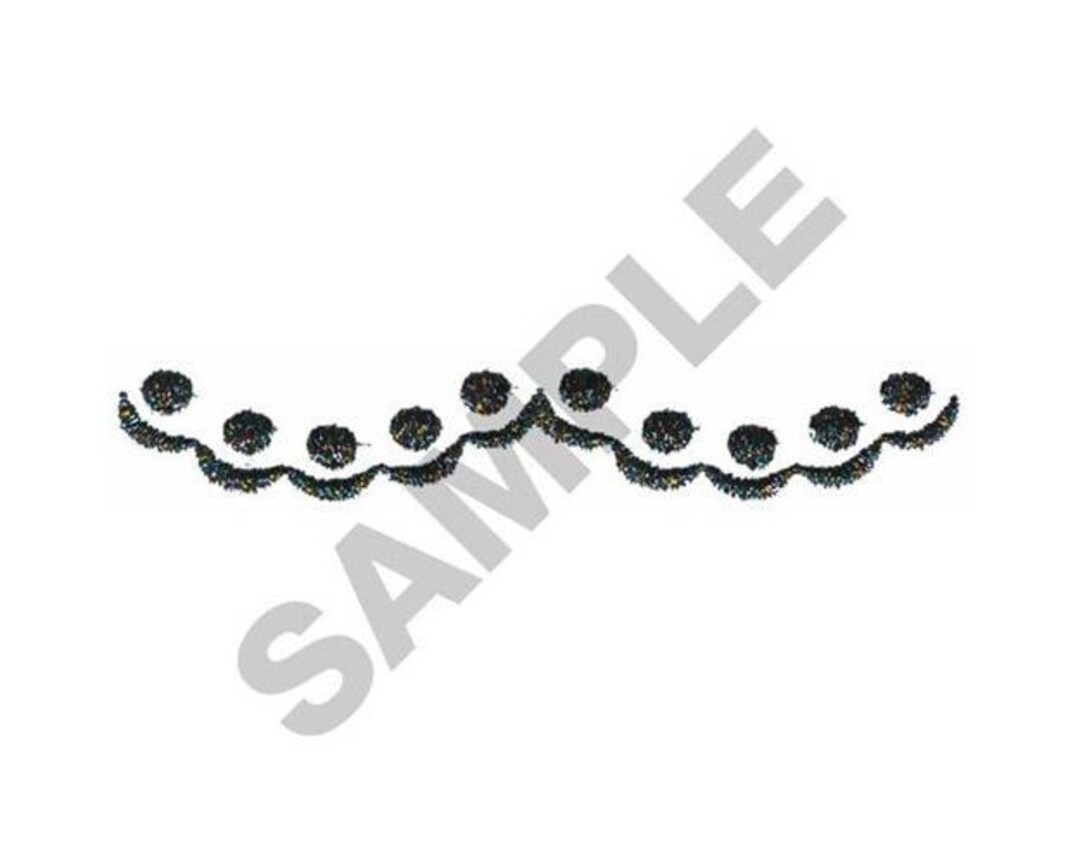 Elegant Border - Machine Embroidery Design - Etsy