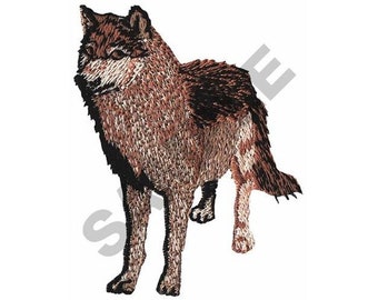 Lovely Wolf Machine Embroidery Design. 5 Sizes. Animal - Etsy