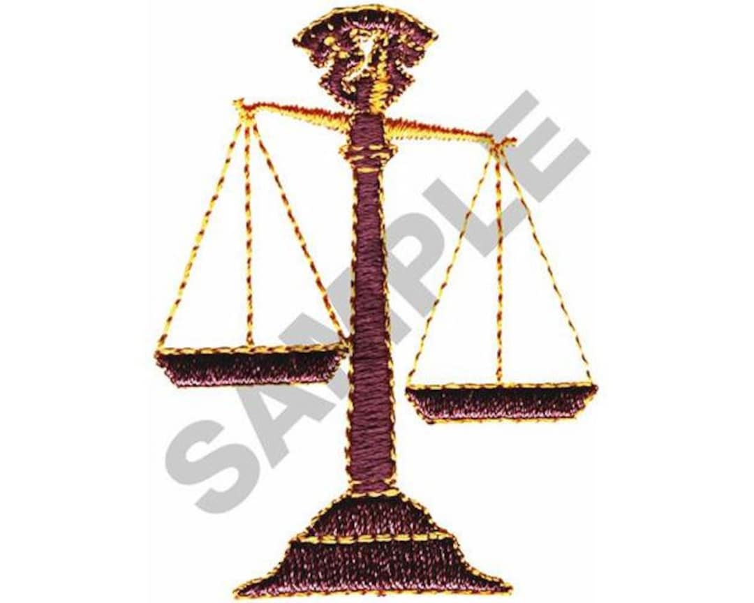 Law - Machine Embroidery Design - Etsy