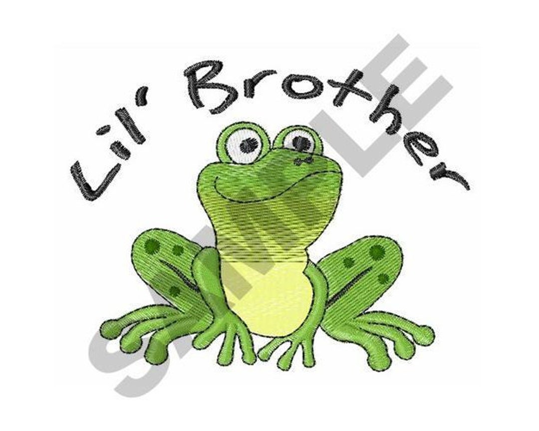 Little Brother Machine Embroidery Design - Etsy