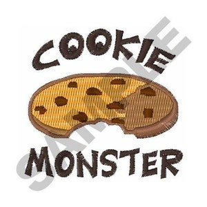 Cookie Monster - Machine Embroidery Design - Etsy