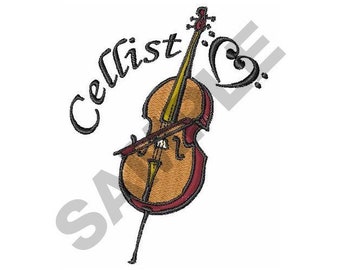 Cello Chick Machine Embroidery Design - Etsy