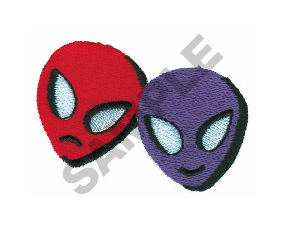 Aliens Machine Embroidery Design - Etsy