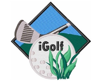 Golf Obsessed Machine Embroidery Design - Etsy