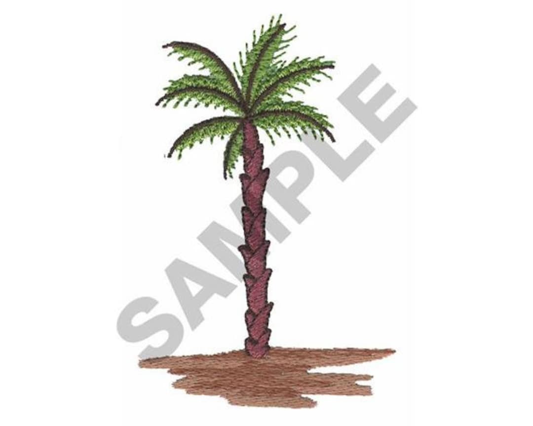 Palm Tree Machine Embroidery Design - Etsy