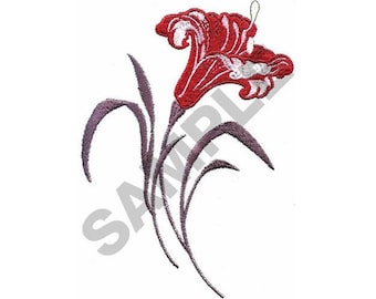 Simply Lilies Machine Embroidery Design, Lily Flower Decor Embroidery ...