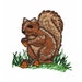 Squirrel - Machine Embroidery Design - Etsy