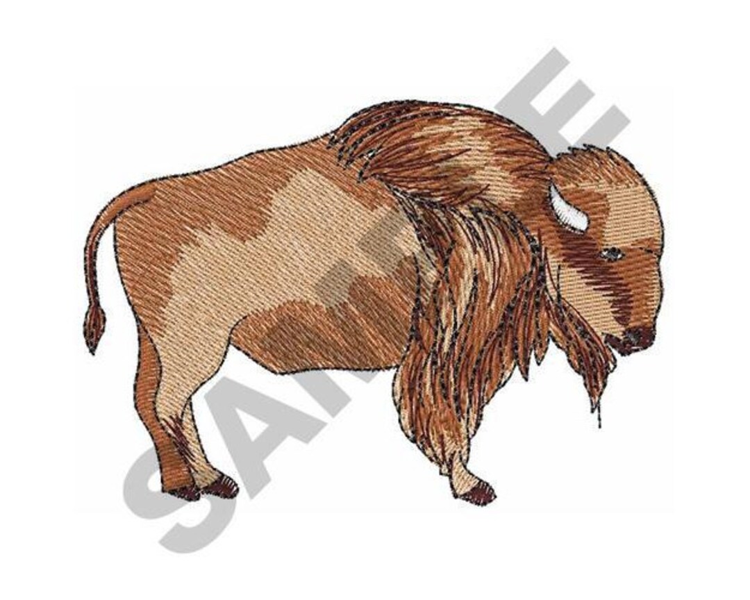 Buffalo - Machine Embroidery Design - Etsy