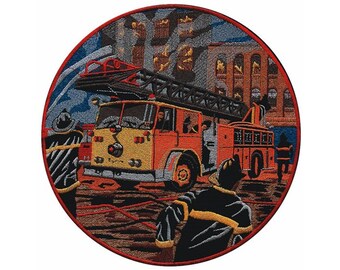 Fire Machine Embroidery Design - Etsy