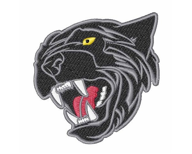 Panther Head Machine Embroidery Design - Etsy