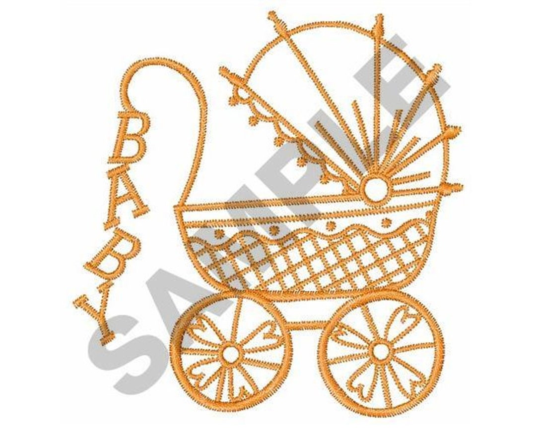 Baby Letters on Carriage Machine Embroidery Design - Etsy