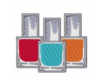Nail Polish Machine Embroidery Design, Embroidery Designs, Machine ...