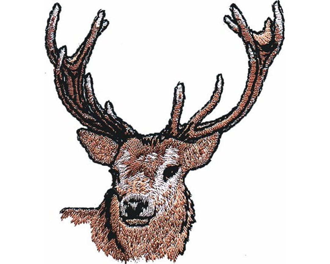 Deer - Machine Embroidery Design - Etsy
