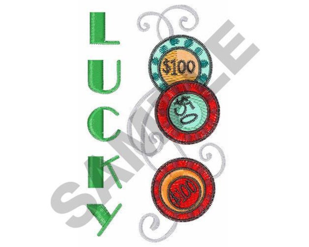 Poker Chips - Machine Embroidery Design - Etsy