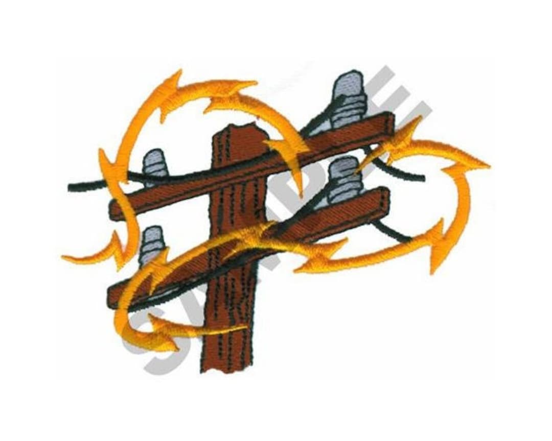 Electrical - Machine Embroidery Design - Etsy
