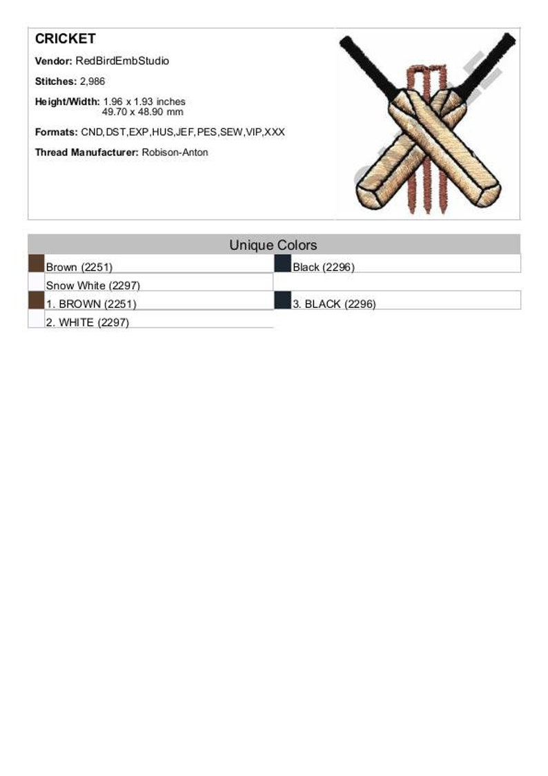 Cricket Machine Embroidery Design - Etsy