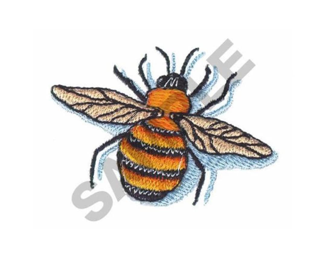 Bee Machine Embroidery Design - Etsy
