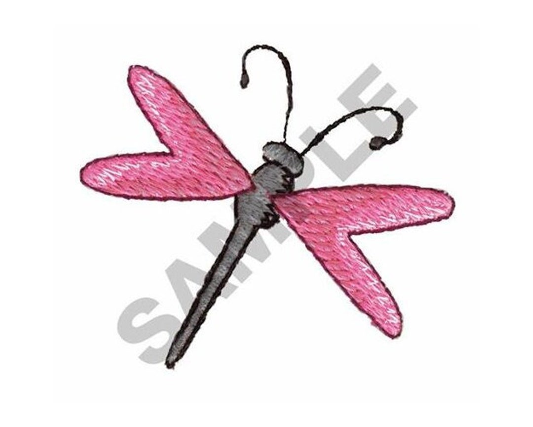 Dragonfly Machine Embroidery Design - Etsy
