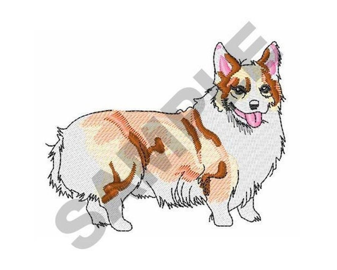 Welsh Corgi Machine Embroidery Design - Etsy