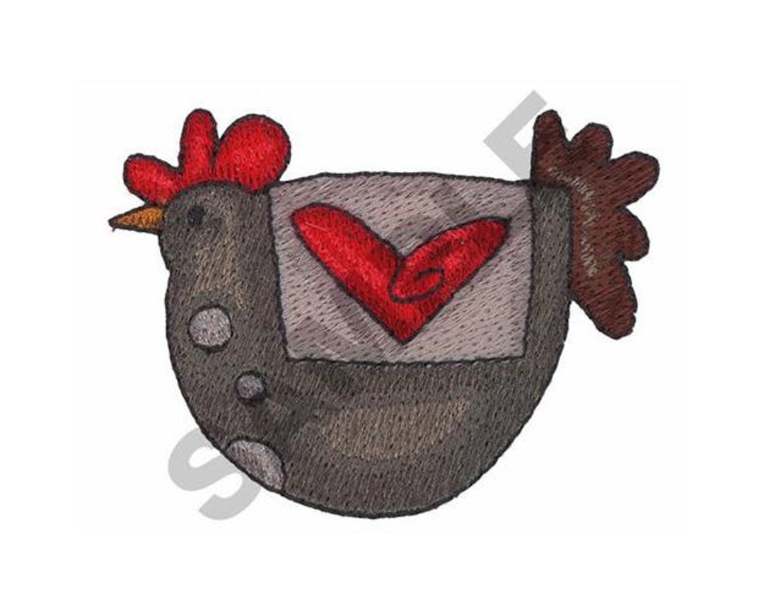Chicken Machine Embroidery Design - Etsy