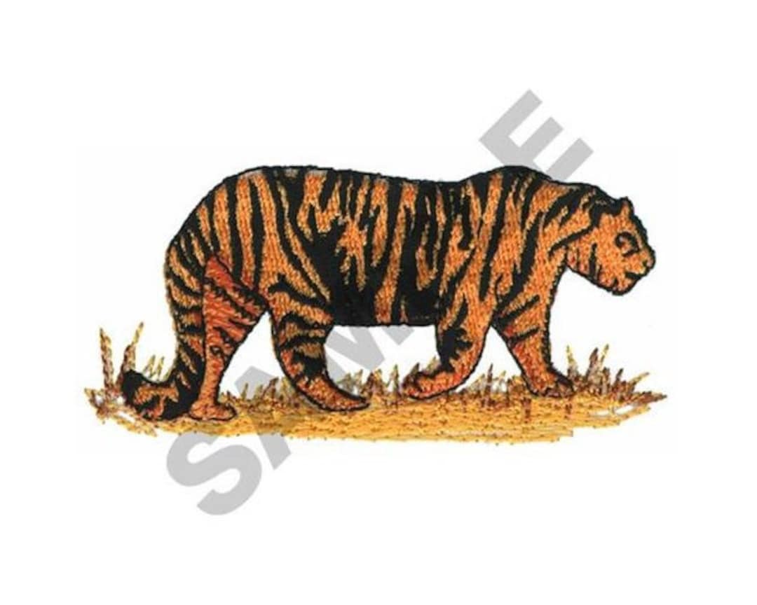 Tiger Machine Embroidery Design - Etsy