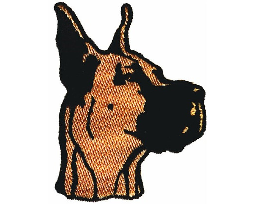 Great Dane Head Machine Embroidery Design - Etsy