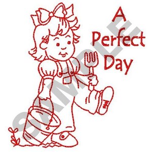 A Perfect Day Machine Embroidery Design - Etsy