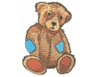 Teddy Bear Machine Embroidery Design - Etsy