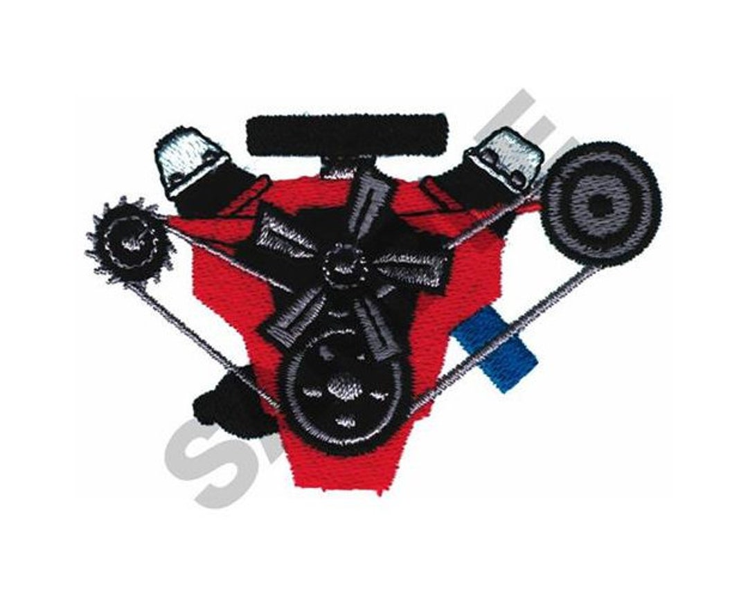 Motor - Machine Embroidery Design - Etsy