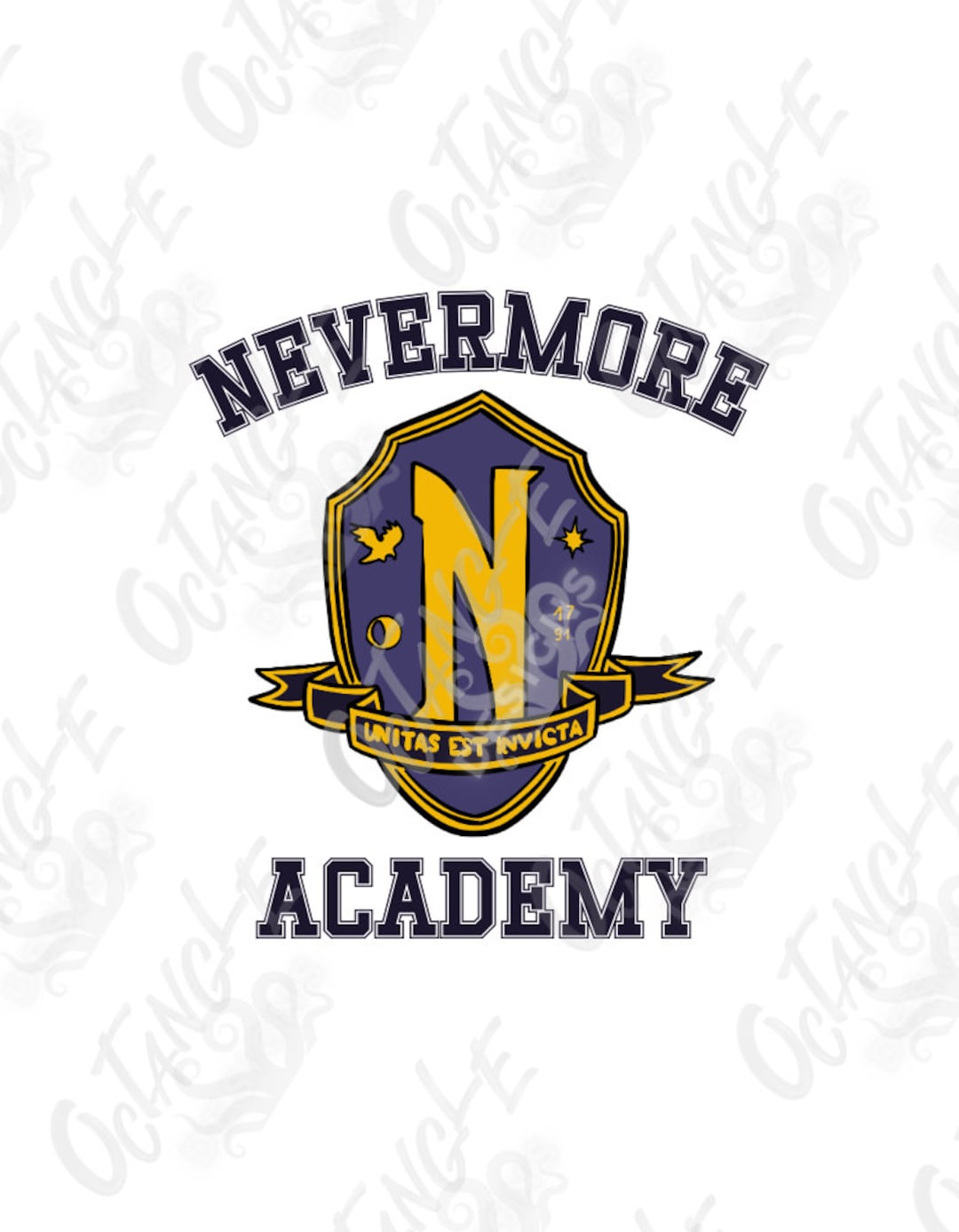 Nevermore Academy - College Font - Wednesday - Instant Download - Svg ...