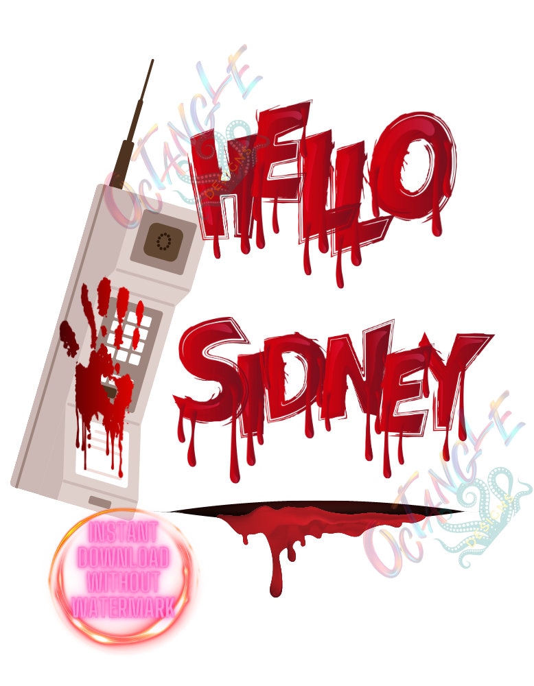 Hello Sidney - 90's Movie - Catch Phrase - Scary - Bloody - Instant ...